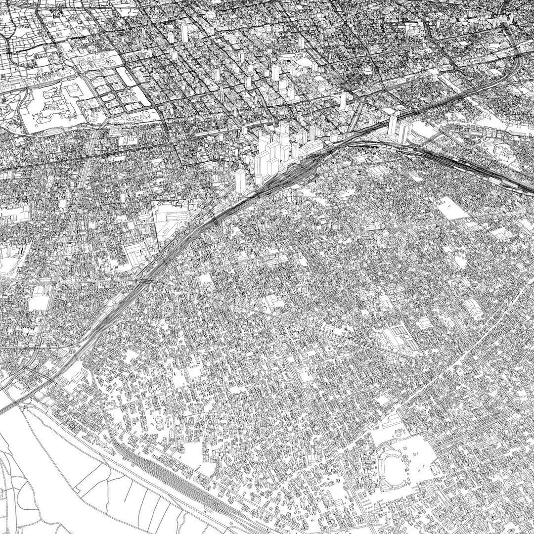 3D Model Nagoya Japan - City And Urban - TurboSquid 2224452
