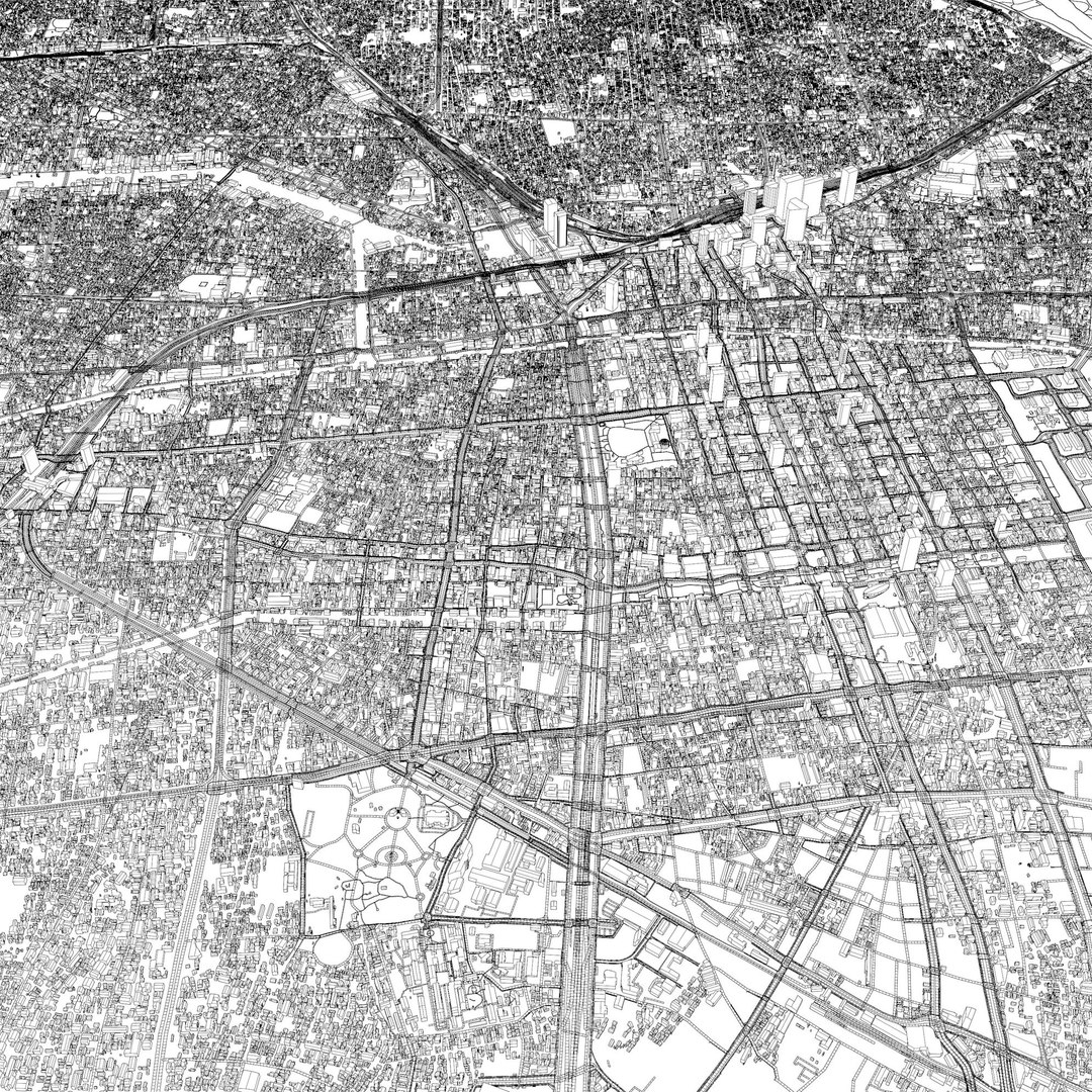 3D Model Nagoya Japan - City And Urban - TurboSquid 2224452