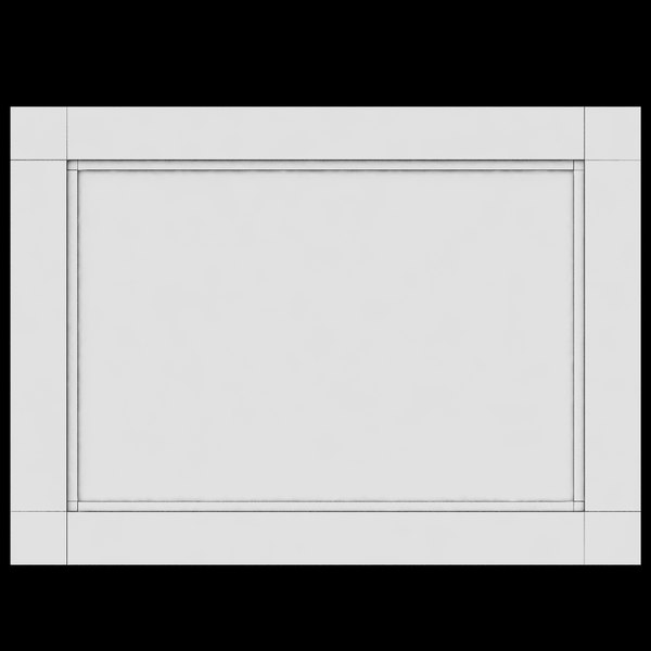 3d model digital picture frame