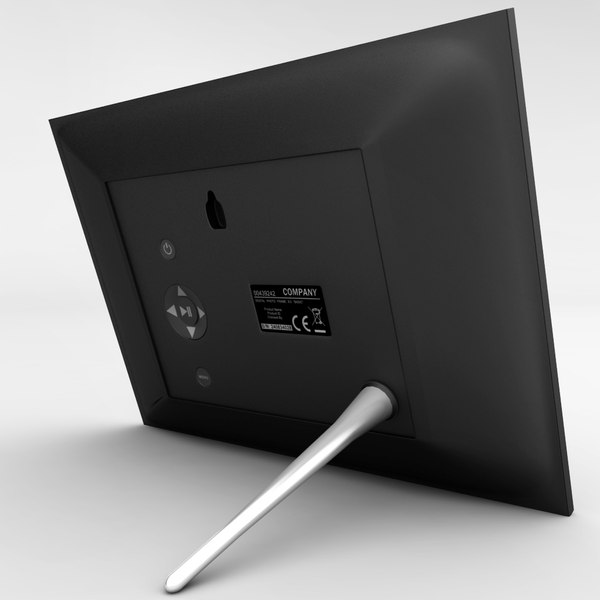 3d model digital picture frame