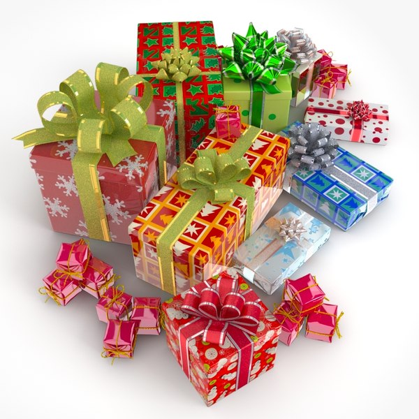 3ds max christmas presents