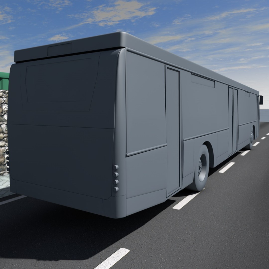 3d bus model