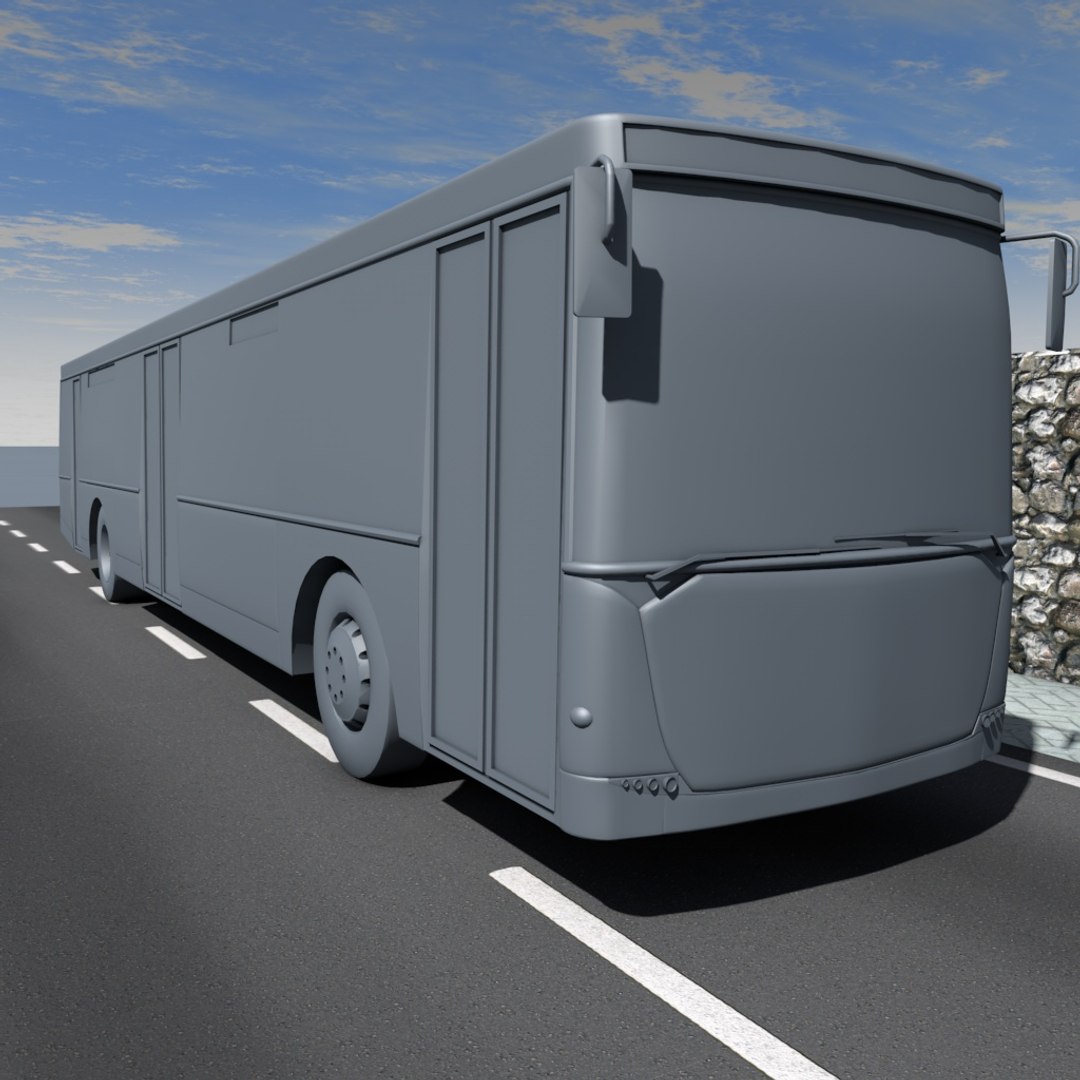 3d bus model