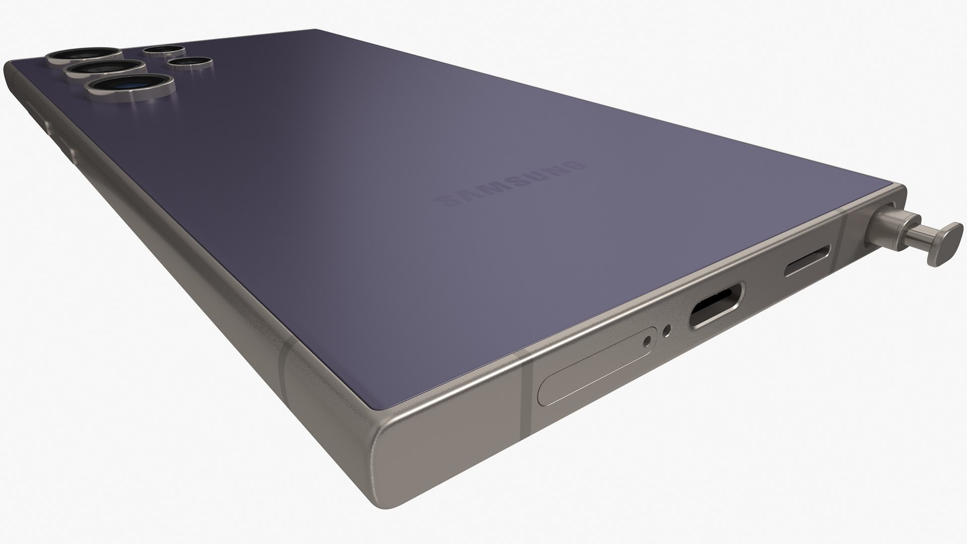 3D Samsung Galaxy S24 Ultra Violet Model - TurboSquid 2178891