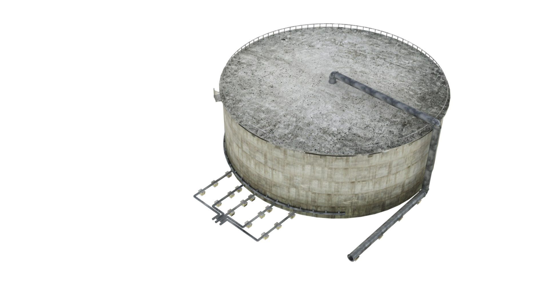 3D storage tank - TurboSquid 1341815