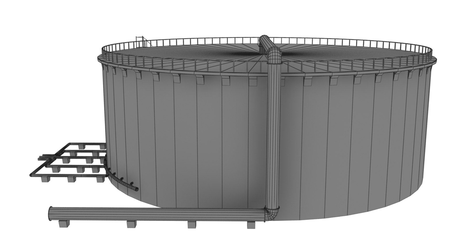 3D storage tank - TurboSquid 1341815