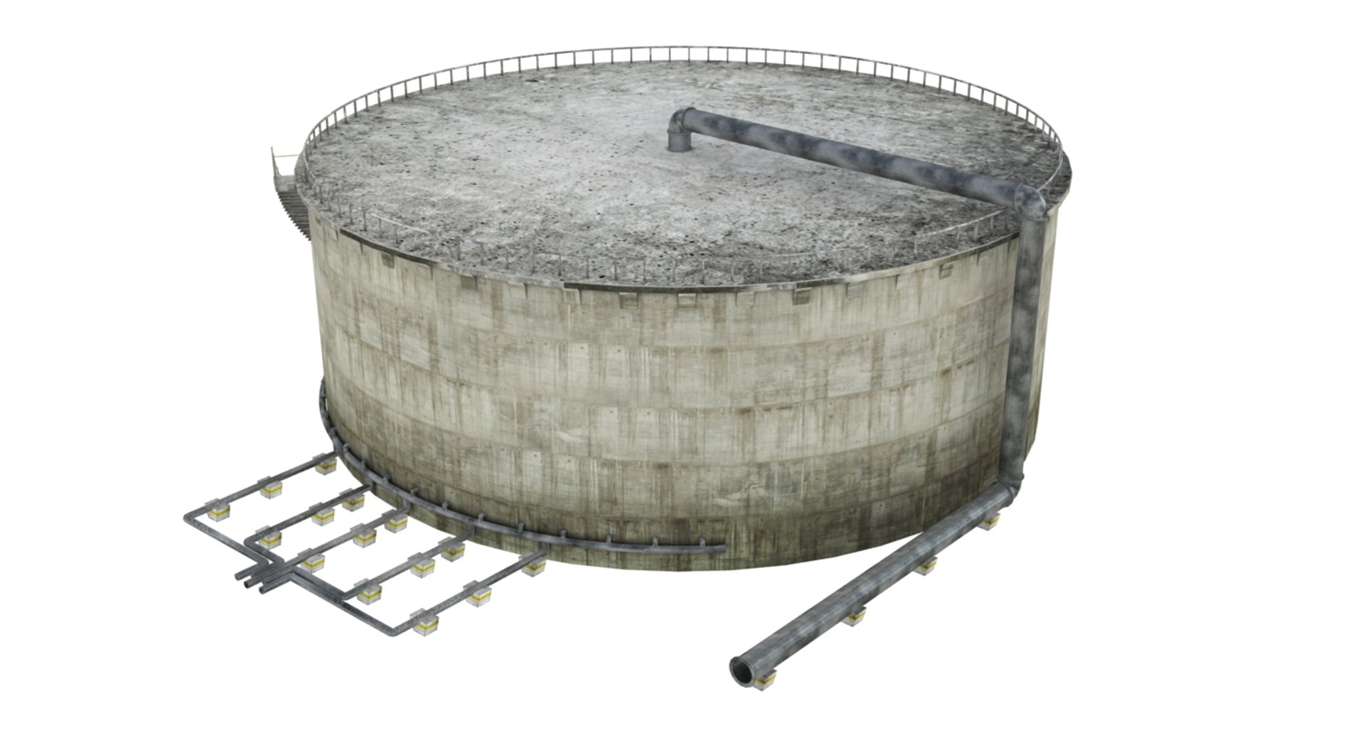 3D storage tank - TurboSquid 1341815