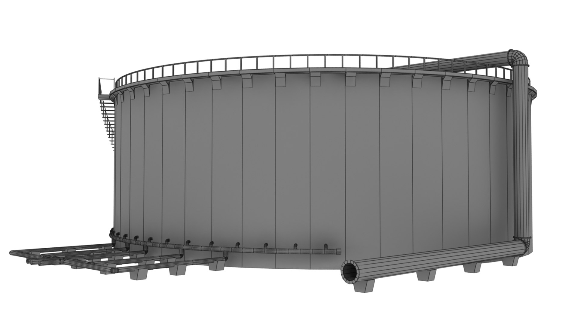 3D storage tank - TurboSquid 1341815