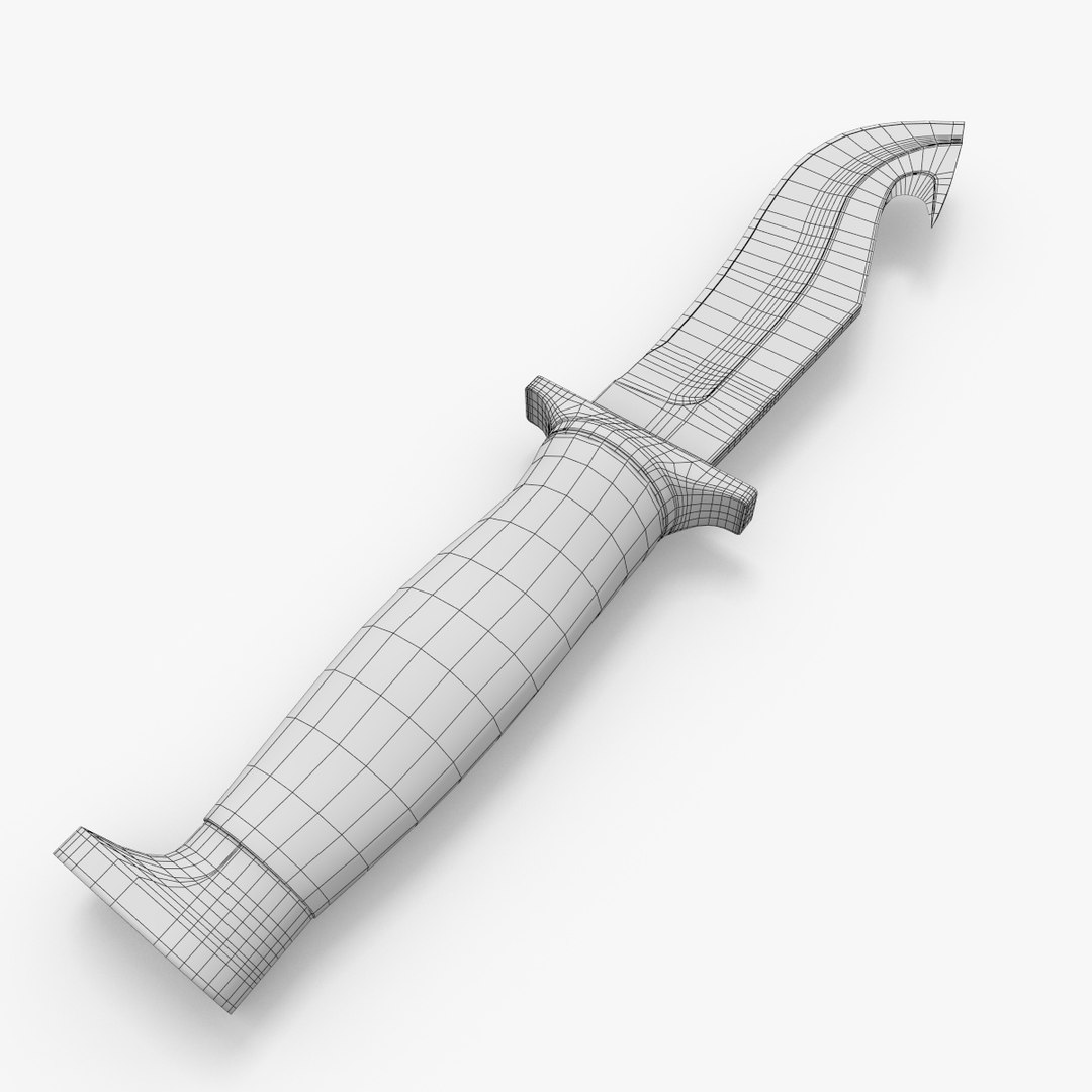 3d model knife blade