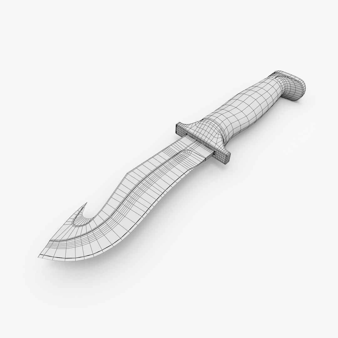 3d model knife blade