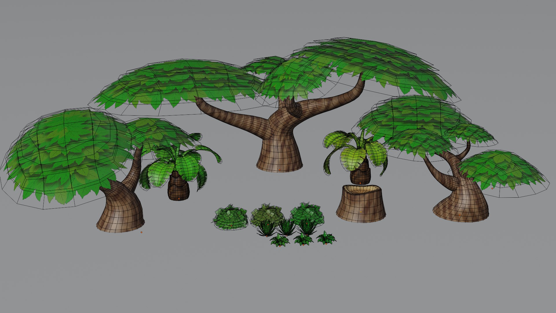 3D Stylized Foliage Mega Bundle - TurboSquid 1747394