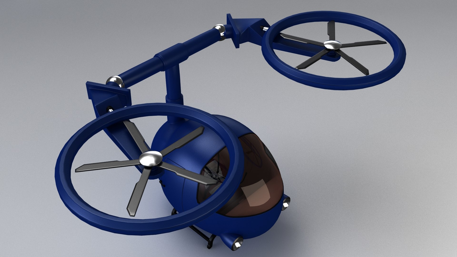 3d Sifi- Helicopter