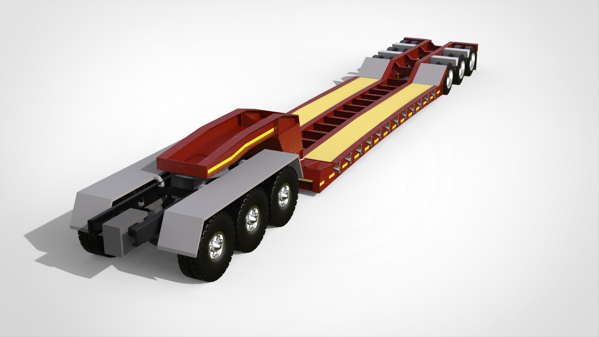 3D Loader Platform Trailer Model - TurboSquid 2058798