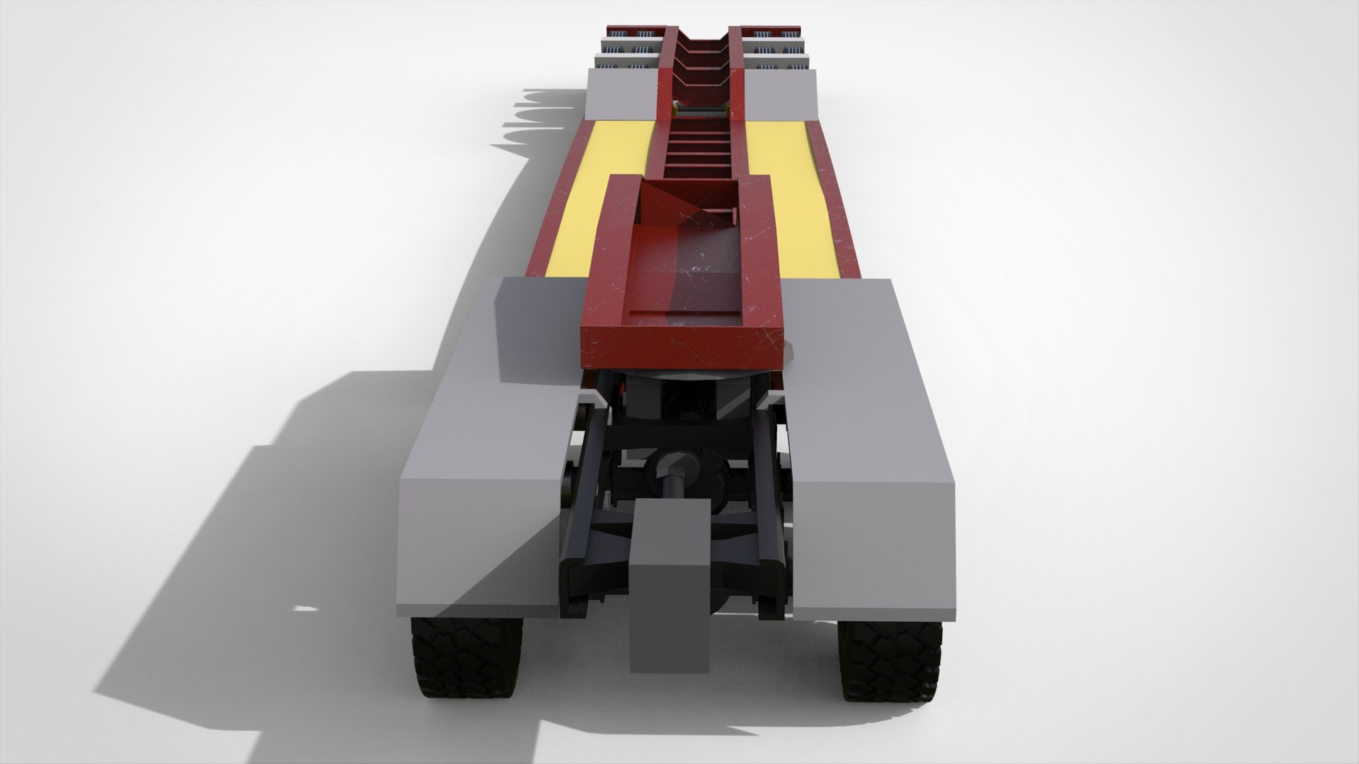 3D Loader Platform Trailer Model - TurboSquid 2058798