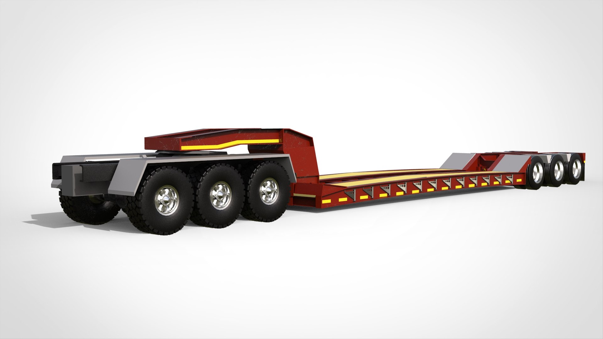3D Loader Platform Trailer Model - TurboSquid 2058798