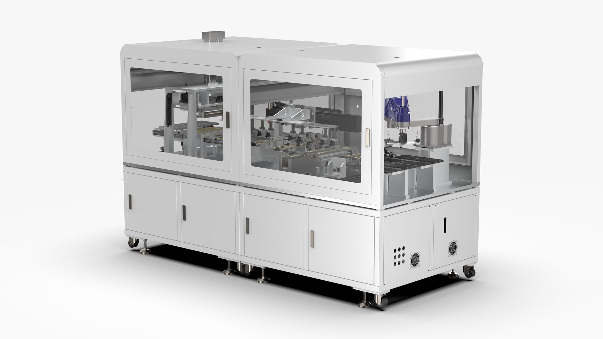 3D Model Automatic Copper Tube Full Circle Detection And Oiling Machine ...