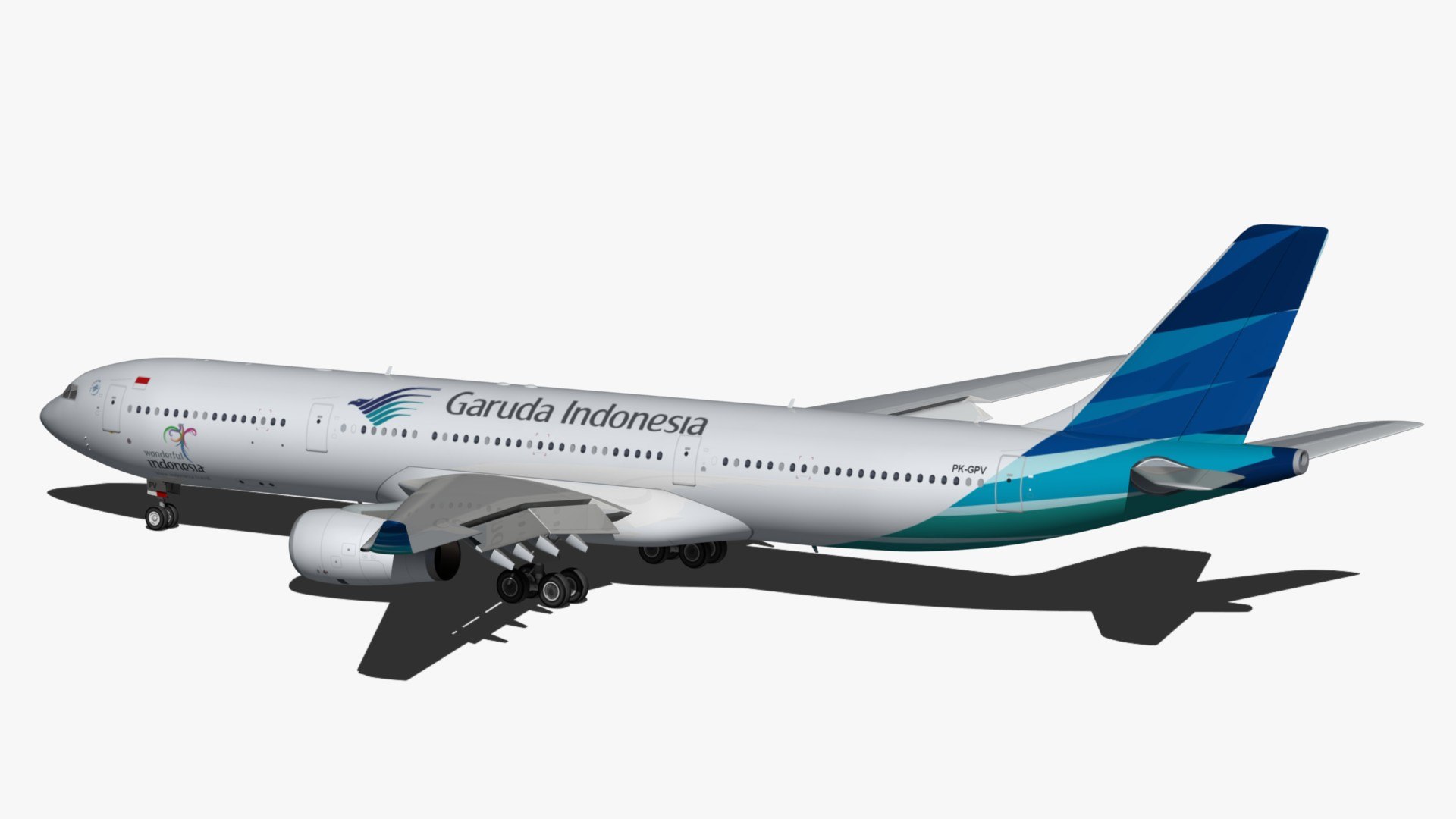 3d Model Airbus Garuda