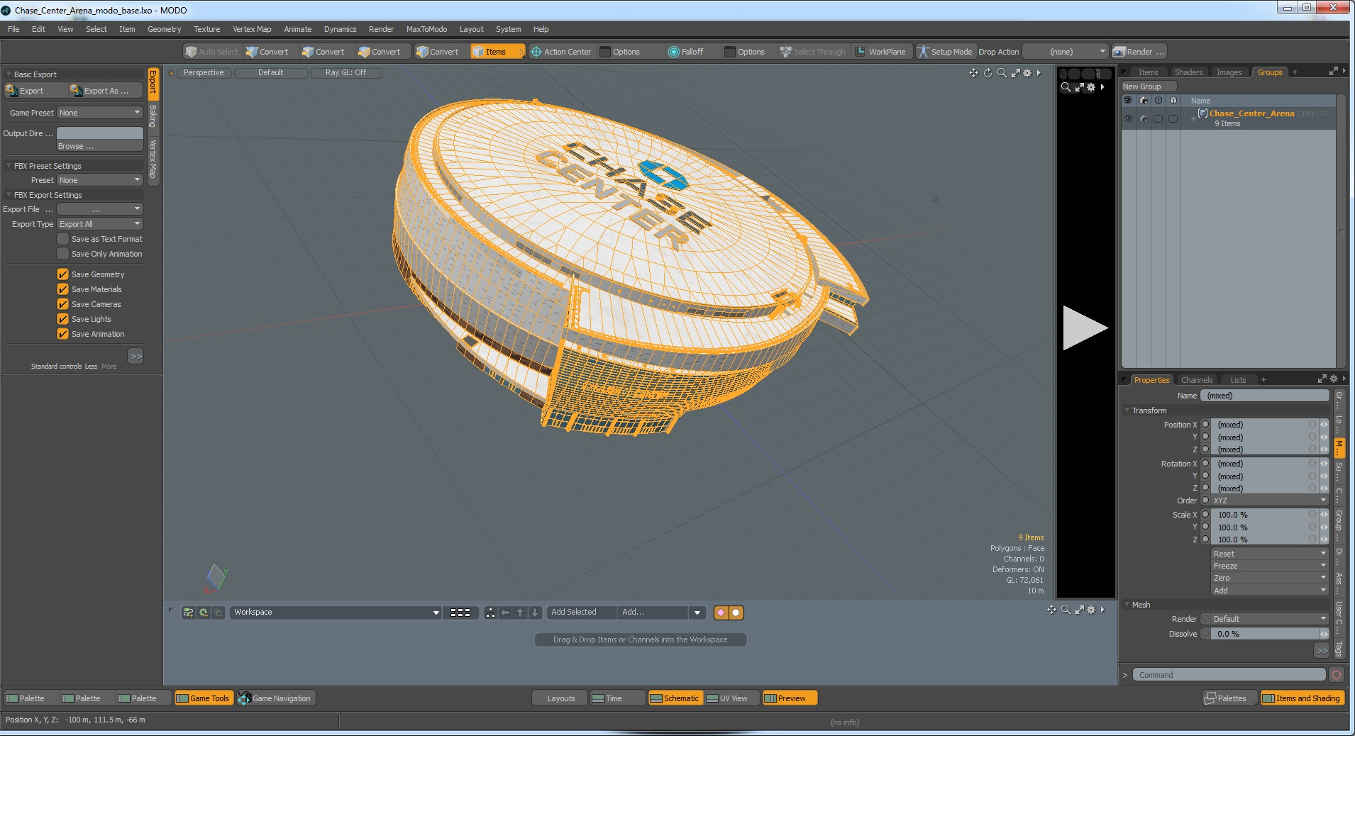 3D chase center arena - TurboSquid 1614541