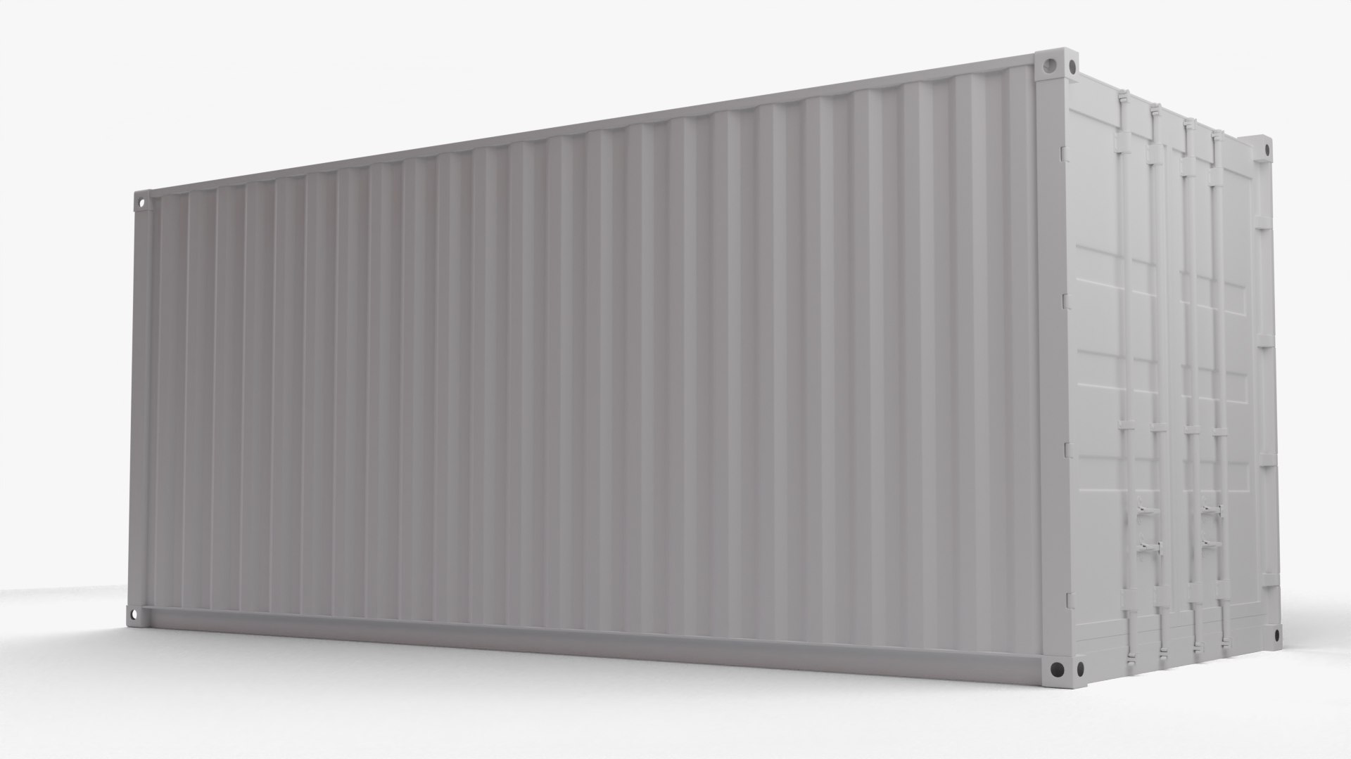 20Ft Cargo Container - Black Model - TurboSquid 1996850