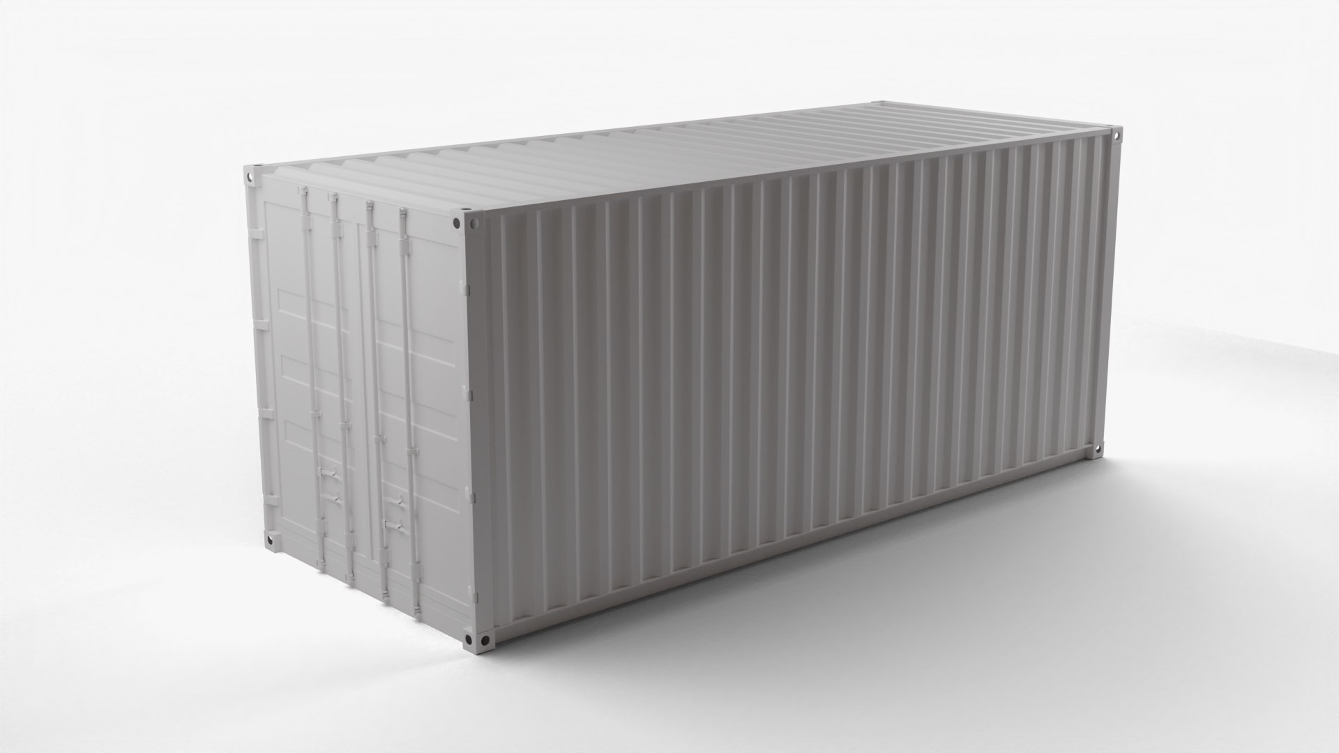 20Ft Cargo Container - Black Model - TurboSquid 1996850