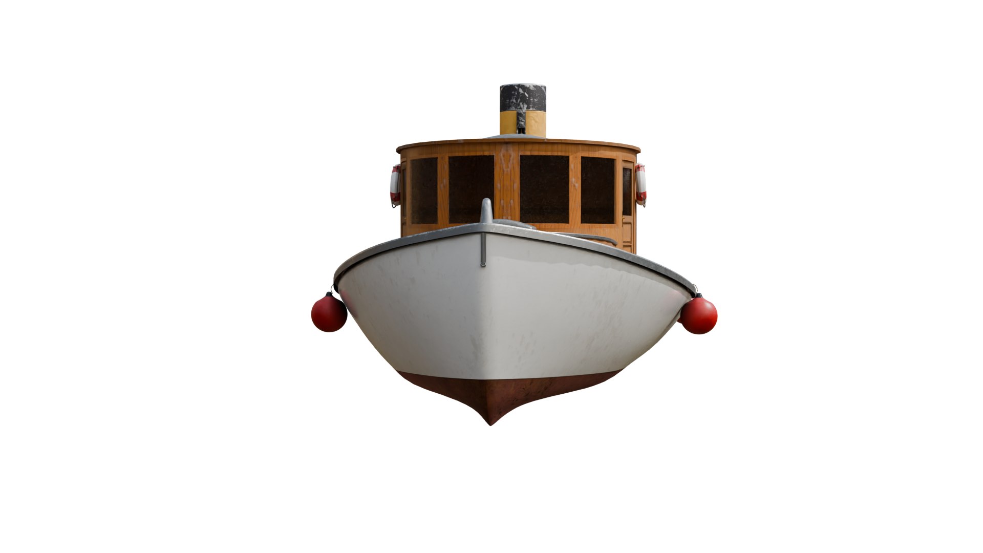 3D Passanger Boat Old model - TurboSquid 2171357