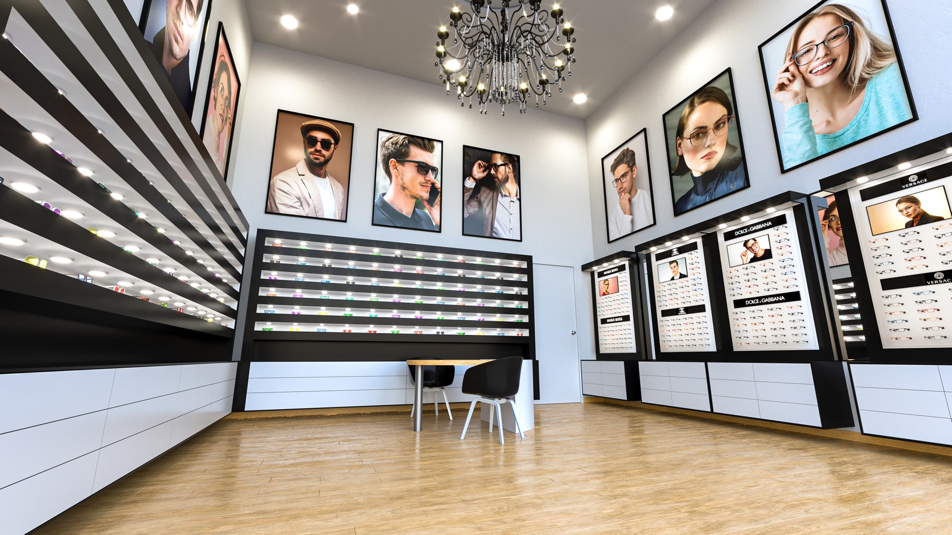 Optical Store - Interior Design Model - TurboSquid 1954659