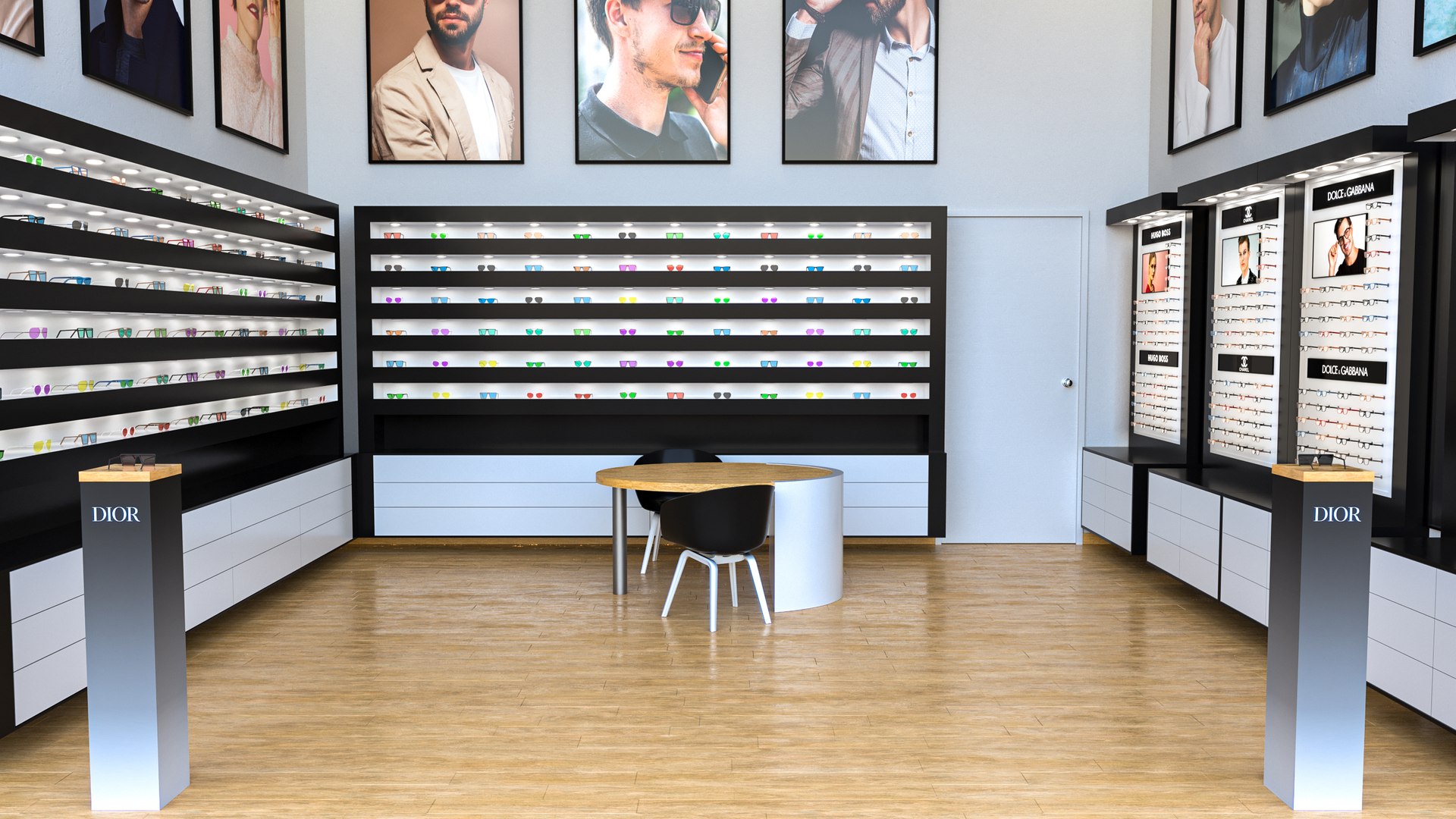 Optical Store - Interior Design Model - TurboSquid 1954659