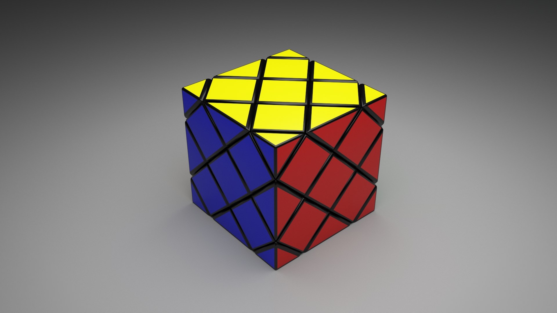 3D Model Skewb Puzzle 3x3x3 - TurboSquid 1729857