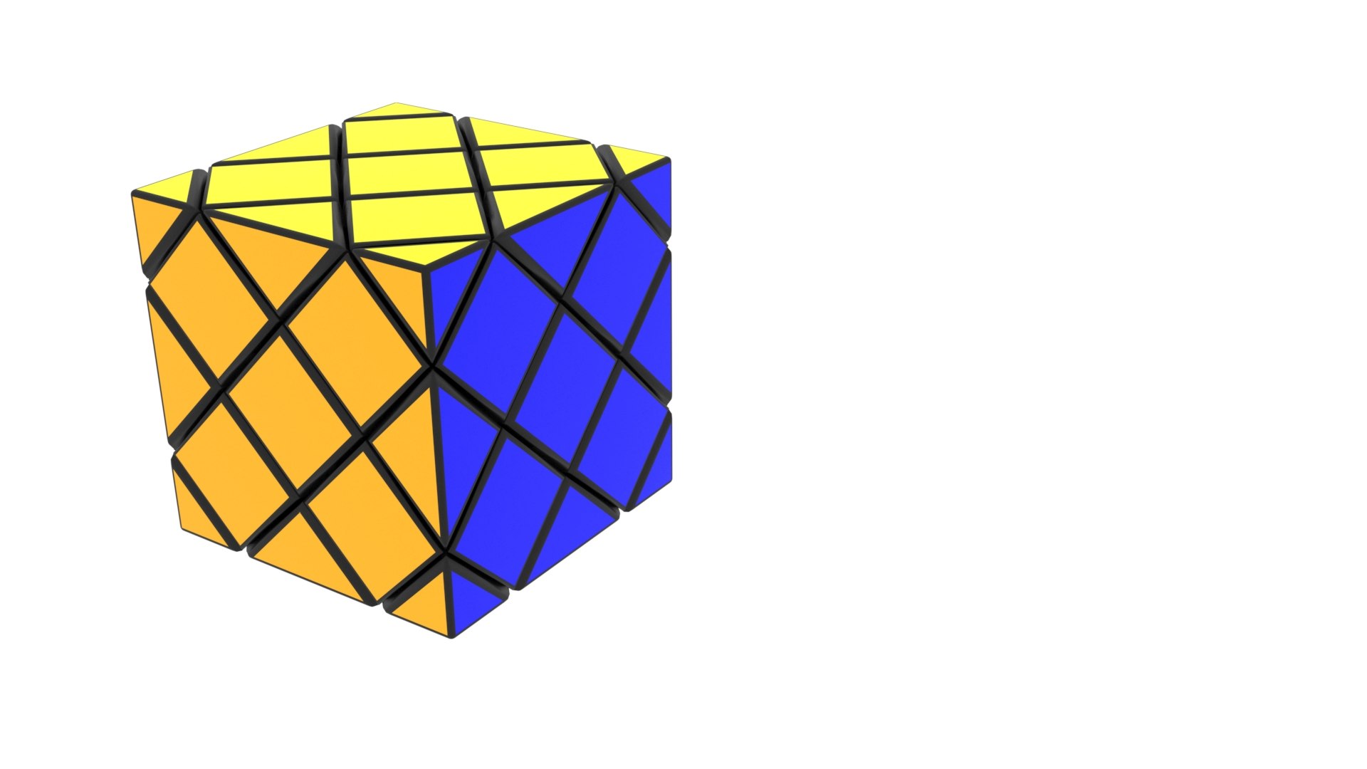 3D Model Skewb Puzzle 3x3x3 - TurboSquid 1729857
