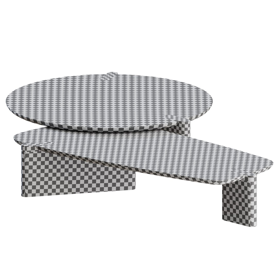 Flatiron Coffee Table By Bonaldo 3D Model - TurboSquid 2411600