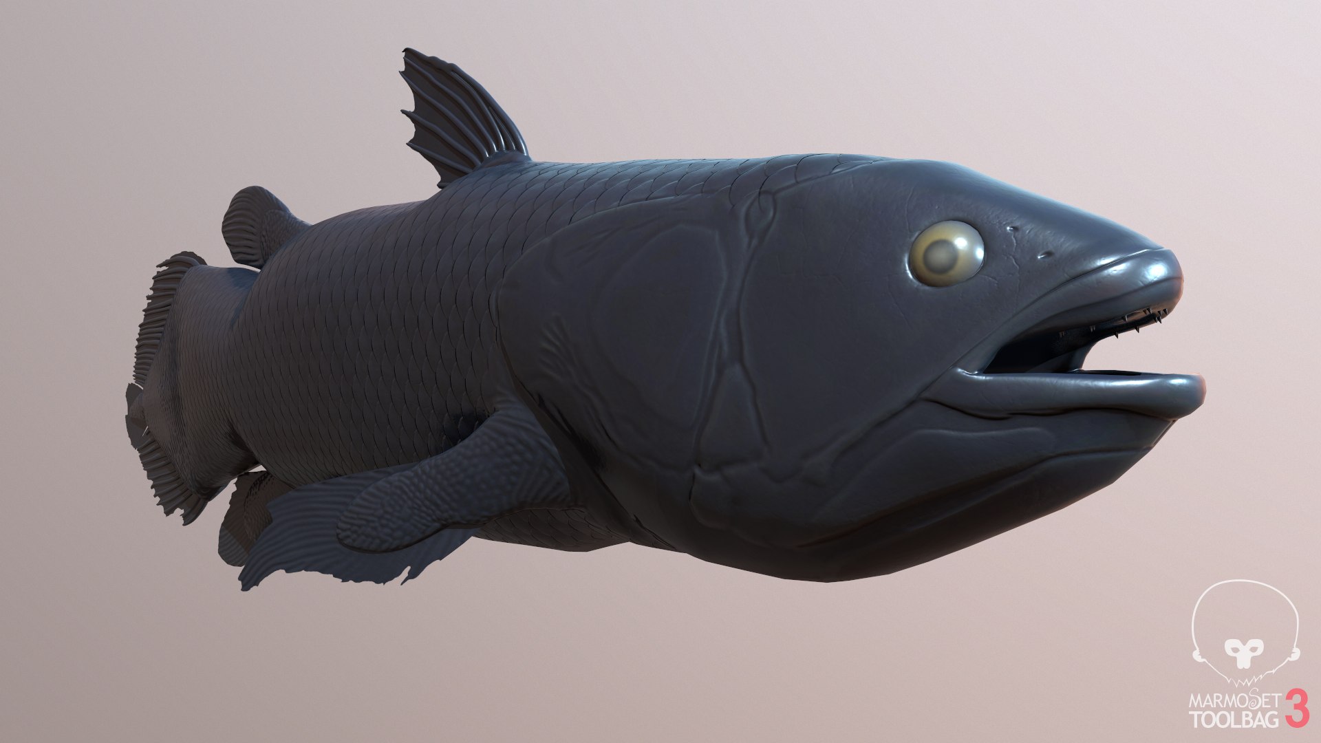 3D Coelacanth Pbr - TurboSquid 1463800