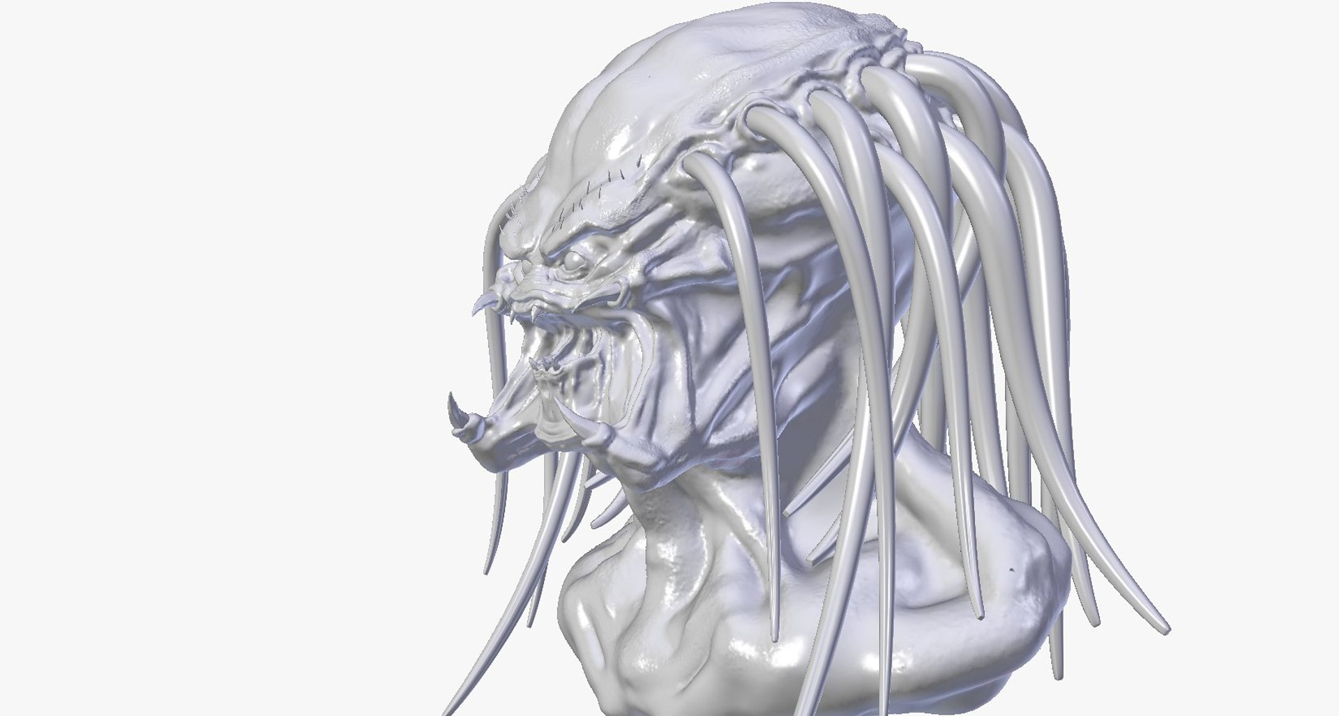 3d Head Predator Model