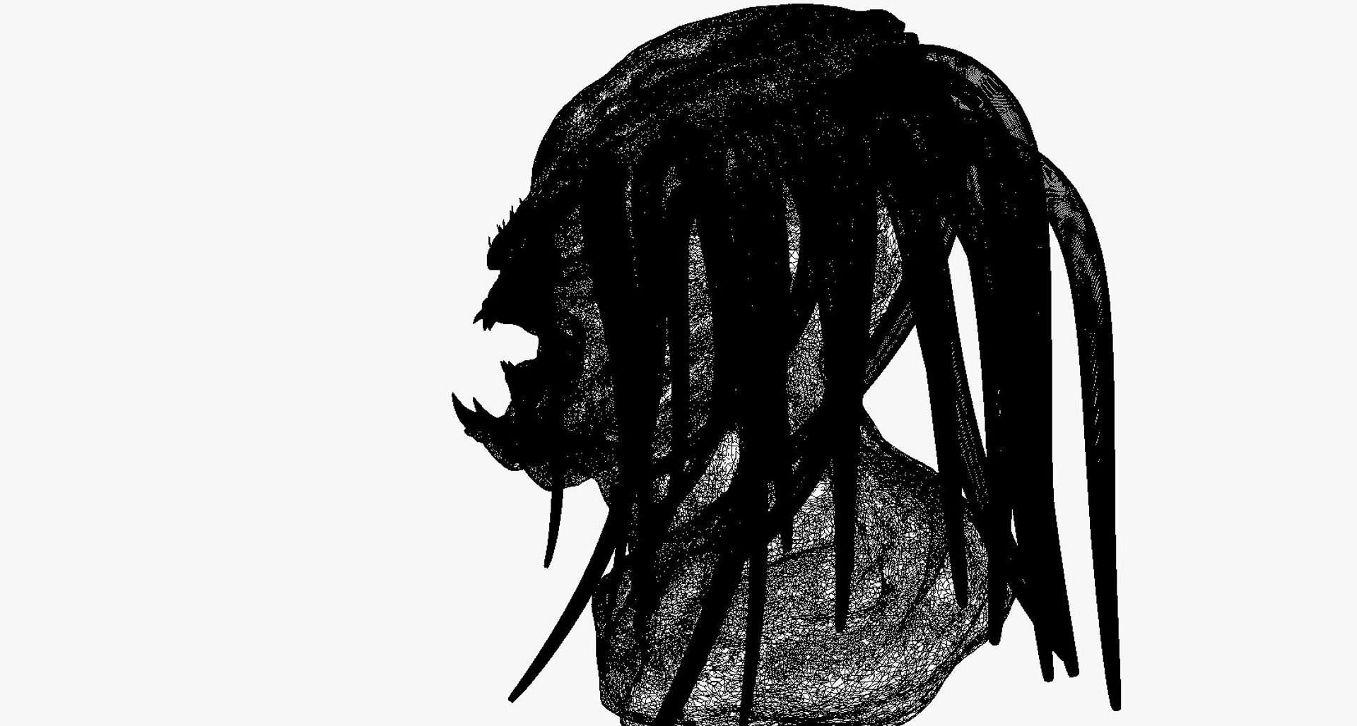 3d Head Predator Model