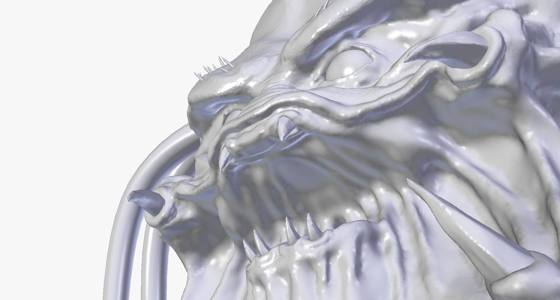 3d Head Predator Model