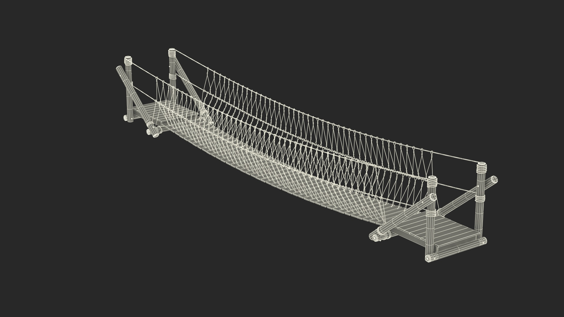 3D Rope Bridges Collection - TurboSquid 2098221