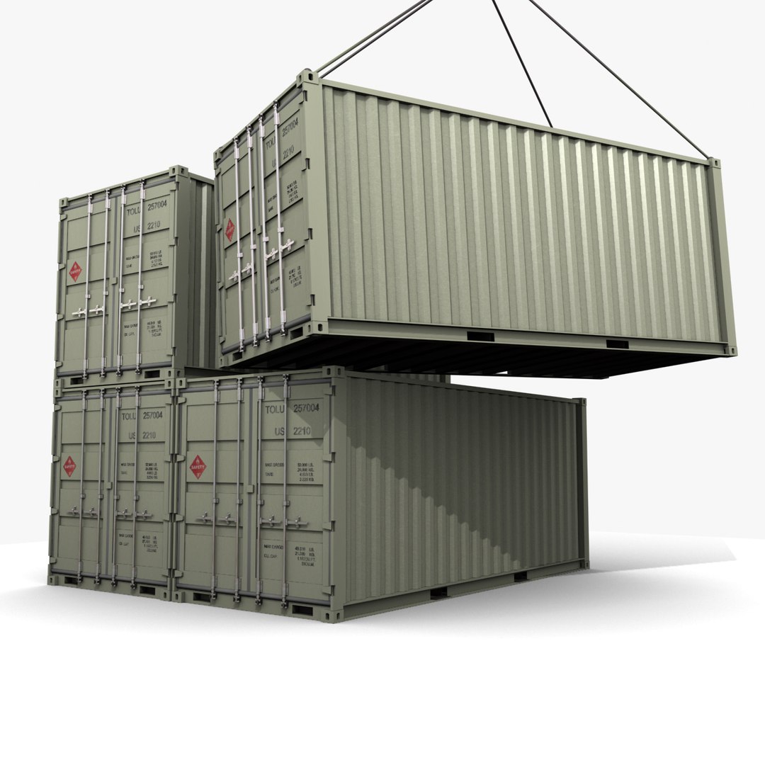 Transport Container 3d Max