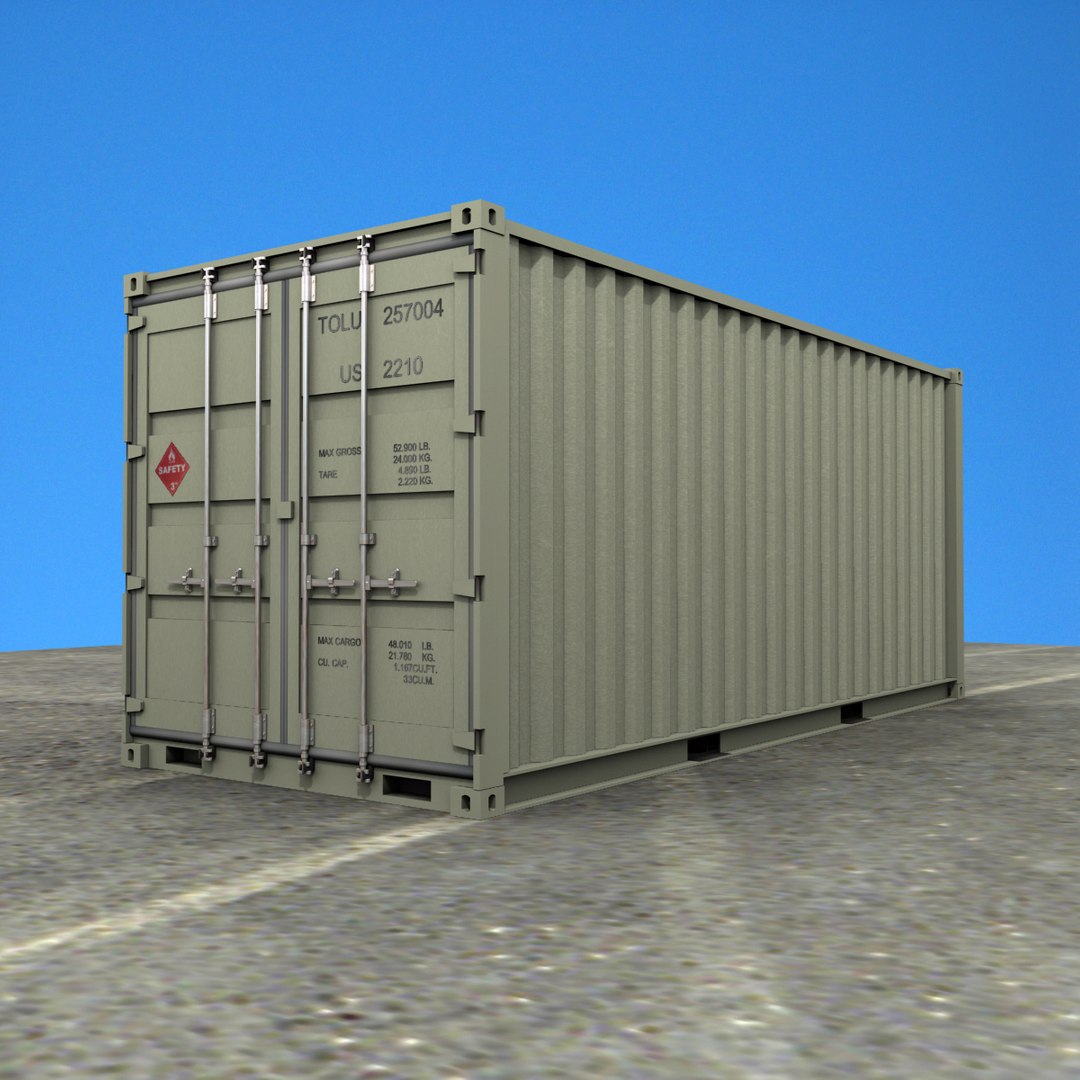 Transport Container 3d Max