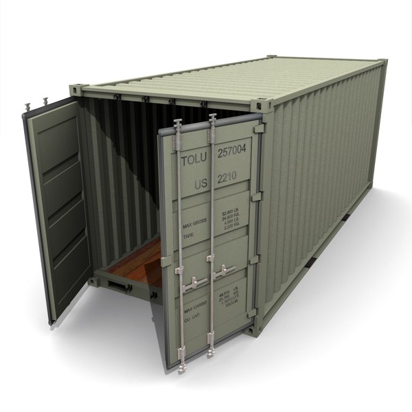 transport container 3d max