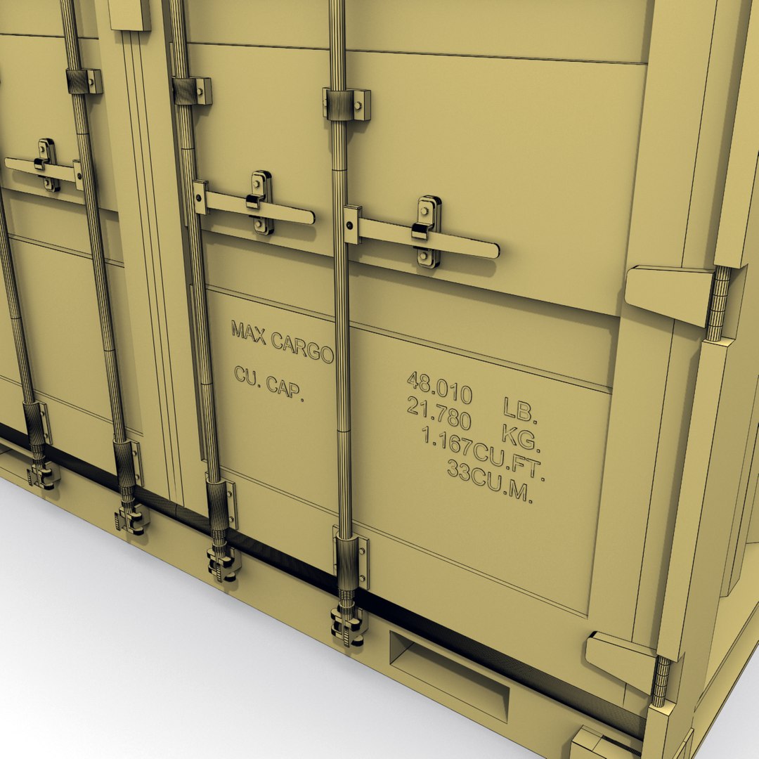 Transport Container 3d Max