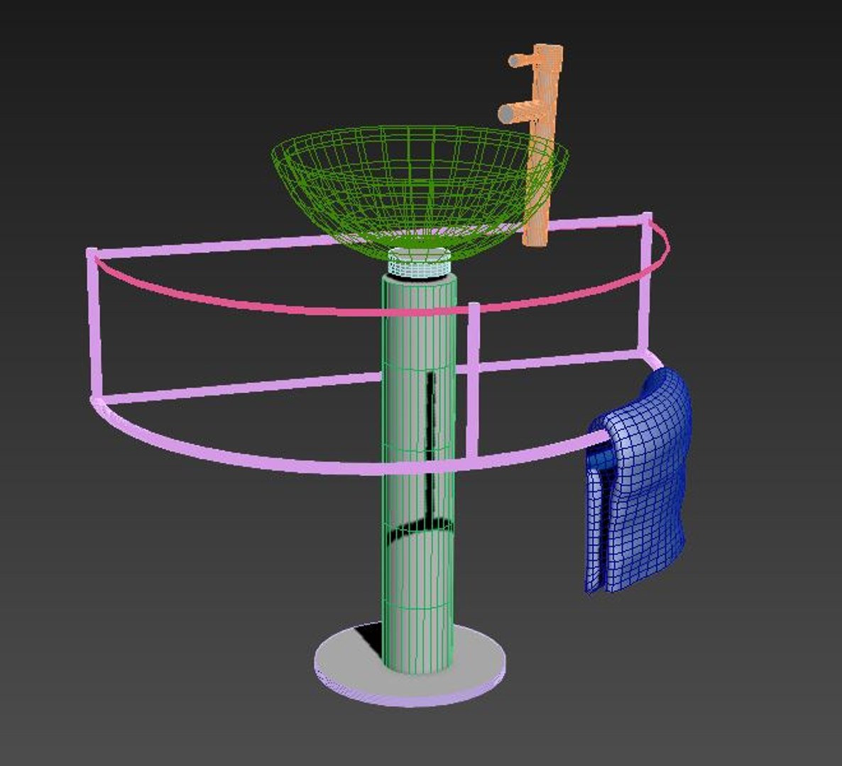 Bathroom Basin 3d Model