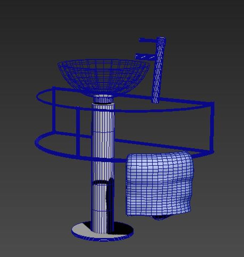 Bathroom Basin 3d Model