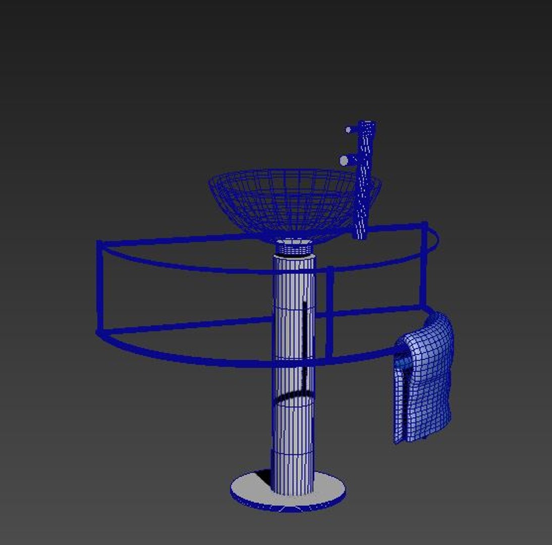 Bathroom Basin 3d Model