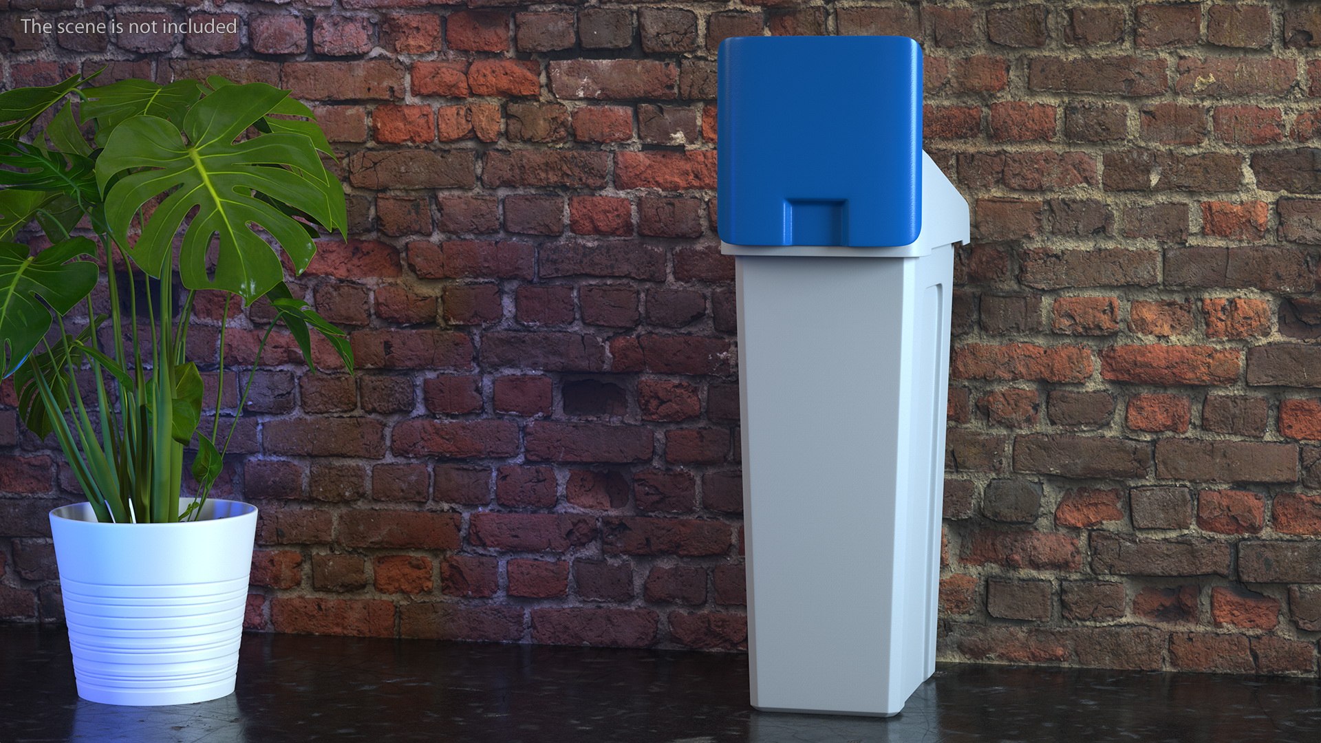 3D Mixed Recycling Waste Bin - TurboSquid 1807736