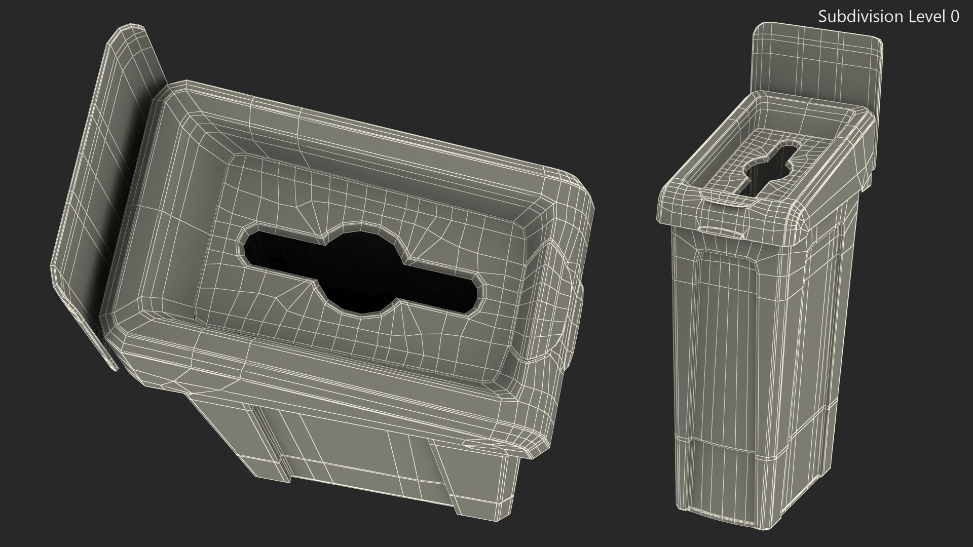 3D Mixed Recycling Waste Bin - TurboSquid 1807736