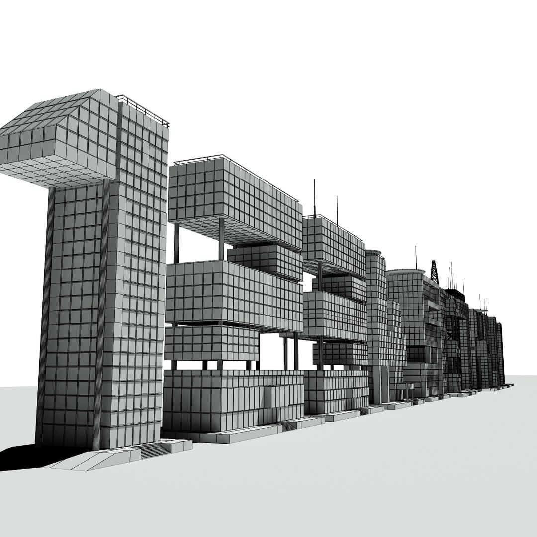 3d Model Building Numbers