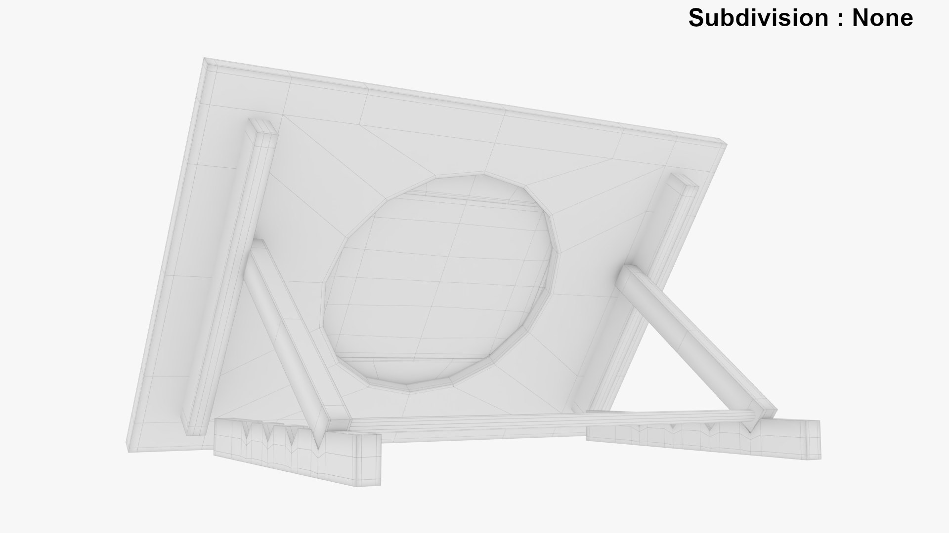 Wooden Animator Desk 3D - TurboSquid 2314410