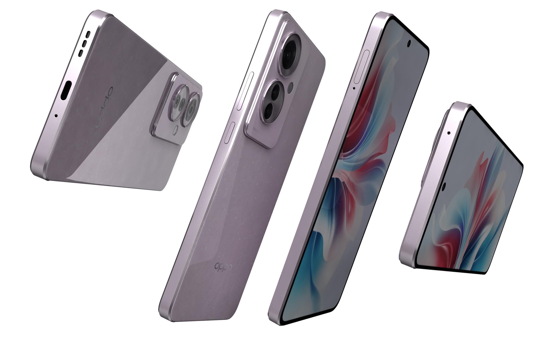 Oppo Reno 11 F Groovy Violet 3D Model - TurboSquid 2200738