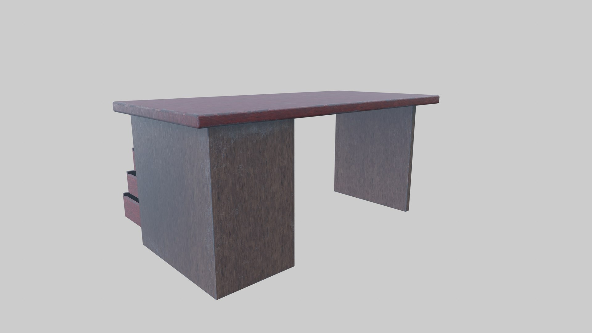 3D Office Desk Model - TurboSquid 2285204