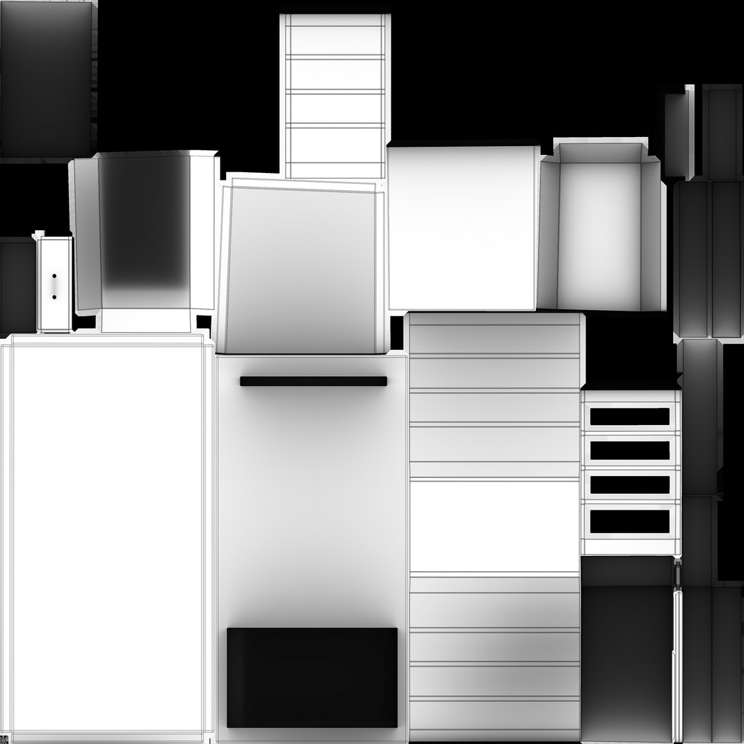 3D Office Desk Model - TurboSquid 2285204