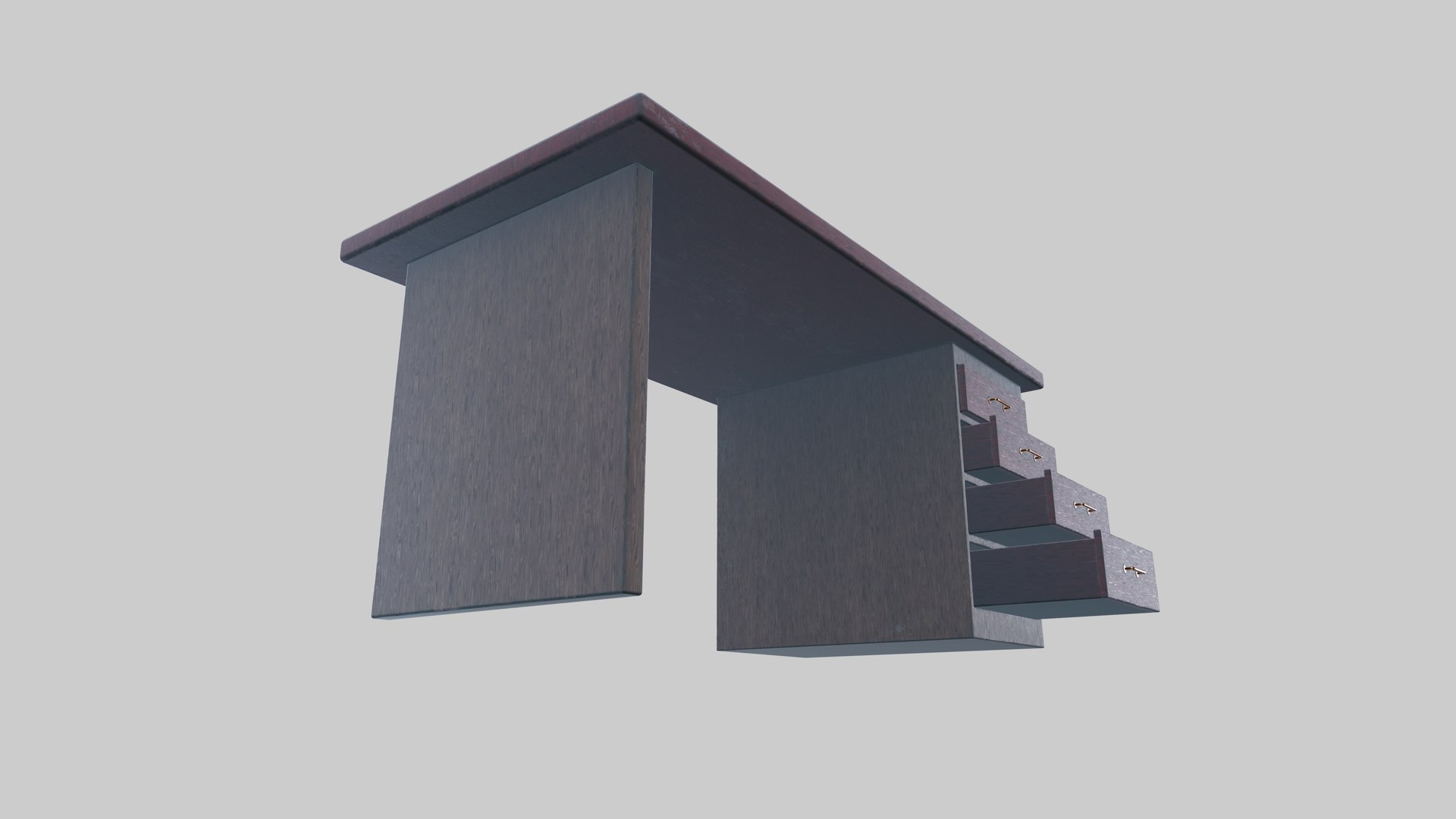 3d Office Desk Model - Turbosquid 2285204